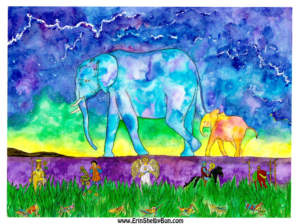 Elephant Magic - Art of Erin Sarah - Handmade Jewelry and Accessories